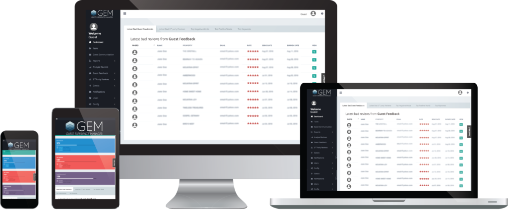 Features & Tour | Guest Experience Manager • GEM